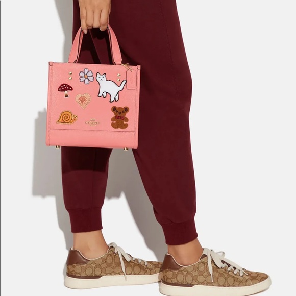 Coach | Bags | Nwt Coach Dempsey Leather Tote 22 With Creature Patches ...